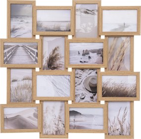 Multirám na 16 fotografií MIA, 55,5 x 55,5 cm