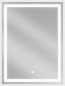 Mexen Miko, LED koupelnové zrcadlo s podsvícením 60 x 80 cm, 6000K, ochrana proti zamlžování, 9819-060-080-611-00