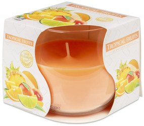 Vonná svíčka ve skle Tropical Fruits 100 g (BISPOL)