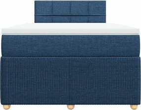 Box spring postel s matrací černá 120x190 cm textil 3287401