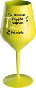 Personalizovaná nerozbitná sklenice - když to nezvládne … tak nikdo