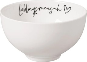 Villeroy&Boch Villeroy & Boch Statement miska Lieblingsmensch, 13,8 cm, 470 ml