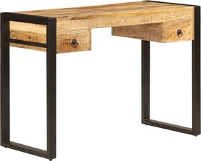vidaXL Psací stůl se 2 zásuvkami 110 x 50 x 77 cm masivní mangovník [247400]