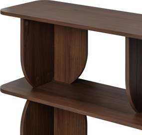 Regál Loocky 74 cm ořech Warmia