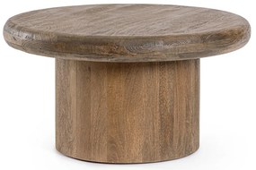 BIZZOTTO konferenční stolek LOPEZ hnědý ø75 cm 0747040
