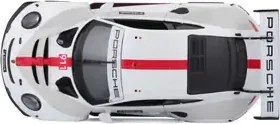 Bburago RACE Porsche 911 RSR bílá / 1:24 / od 3 let