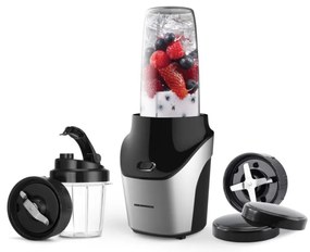 Heinner HSB-T1000SS - Smoothie nutri mixér 1000W/230V matný chrom/černá