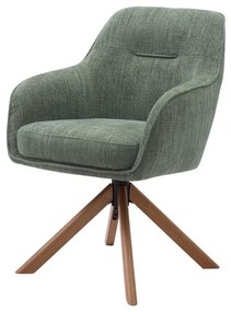Designová otočná židle Sanjaya II lesnická zelená