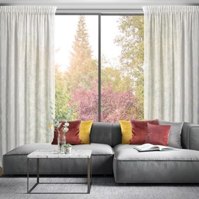 ZÁCLONA NA PÁSCE ILARA 140X270 CM VZOROVANÁ