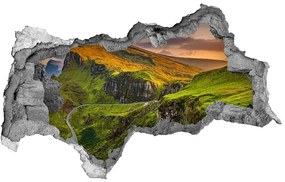 Wallmuralia Samolepící nálepka Skotsko 95x73 cm