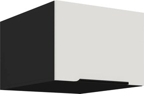 ARIA wb | horní skříňka 50 NAGU-36 1F výklopná | 50 cm | HLUBOKÁ | ANTI FINGERPRINT povrch | černá/bílá
