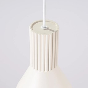 Sollux Lighting Závěsná lampa ESTRIA 1 béžová