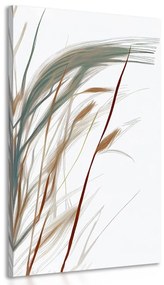 Obraz stébla trávy s nádechem minimalismu - 50x100
