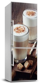 Wallmuralia Nálepka na ledničku samolepící Káva latte 60x180 cm