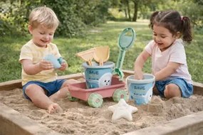 Androni RECYKLACE PASTEL Sada na písek oceán s vozíkem / od 10 měsíců