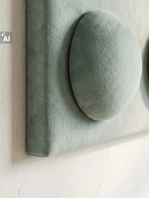 Sinsay - Sametový čalouněný panel ve tvaru kostky - zelená
