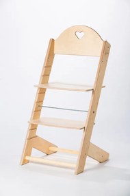 Lucas Wood Style rostoucí židle MIXLE -  bez povrchové úpravy rostoucí židle MIXLE: Medvídek