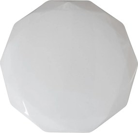 Stropní LED svítidlo Hex, 1x LED 72w, 3000-6000k, (fi 50 cm), w, s ovladačem