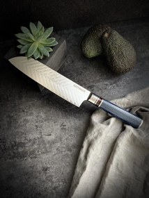 KATFINGER | Damaškový nůž Santoku 7" (17,7cm) | Resin | KF305