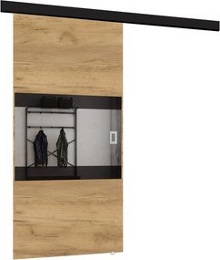 Posuvné dveře s krycí lištou LUMBA 80 grafitový