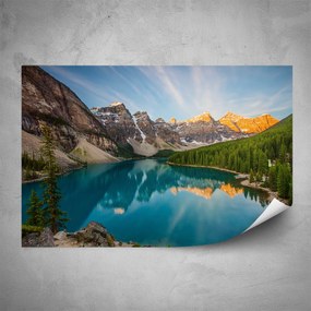 Plakát - Horské jezero (60x40 cm) - PopyDesign