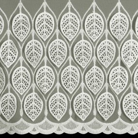 KRÁTKÁ ZÁCLONA NA PÁSCE NIRA 150X70 CM KRÉMOVÁ