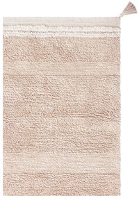Světle růžový pratelný ručně tkaný bavlněný koberec 120x160 cm Bloom Rose – Lorena Canals