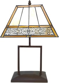 Stolní Tiffany lampa - 28*20*46 cm E27/max 1*40W