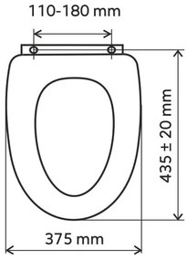 FERRO - Záchodové prkénko MDF/dekor buk