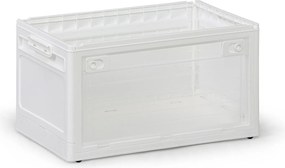 Skládací úložný regálový box L 37 l, 459x320x250 mm, bílý