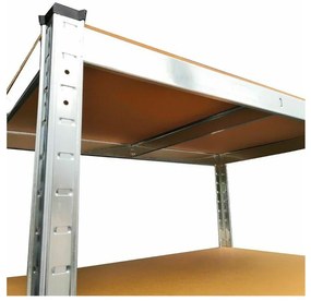 Fistar Regál 1800x700x300 mm kovový zinkovaný 5-policový, nosnost 875 kg