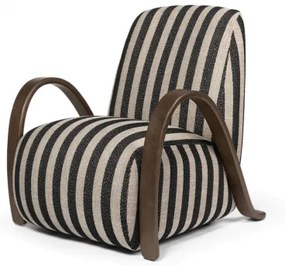 Buur Lounge Chair sand/black Ferm Living
