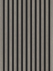 Mexen Lam-B, akustické stěnové lamely 275 × 30 cm, HDF deska 4 mm, technická dýha, dub stříbřitý, S100-275307-3015-007