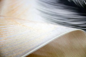 BE Koberec Porte 2395 GREY GOLD - béžově šedý obdélníkový Rozměr: 50x80 cm