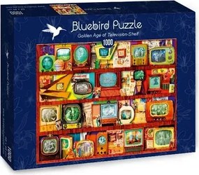 BLUEBIRD Puzzle Zlatý věk televize / 1000 dílků / od 14 let