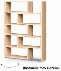 Rozkládací regál KLOE II, lamino, wenge