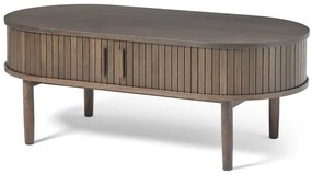 Designový konferenční stolek Palomino 120 cm tmavě hnědý dub