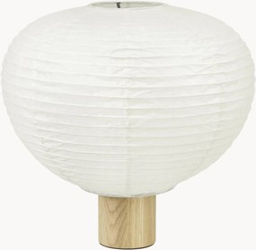 Stolní lampa na dubové podstavě Kami