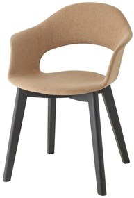 SCAB - Židle LADY B POP NATURAL - béžová/dřevo