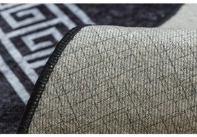 Dywany Luszczow Dětský kusový koberec MIRO 52071.804 pratelný  Rám, řecký protiskluz, černý / bílá Rozměr koberce: 200 x 290 cm