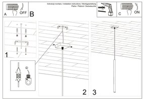 Sollux SL.0465 - Lustr na lanku PASTELO 1xG9/8W/230V bílá