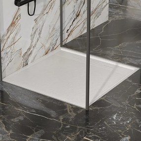 BPS-koupelny Čtvercová akrylátová sprchová vanička HYD-SSV-DEKO 90x90 bílá