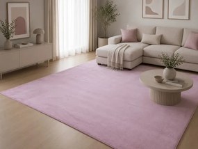 Protiskluzový koberec PLUSH růžový