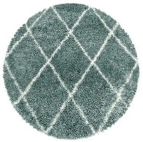Hans Home | Kusový koberec Alvor Shaggy 3401 blue kruh - 80x80 (průměr) kruh