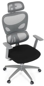 Autronic Kancelářská židle KA-K2081 Barva opěráku: Šedá