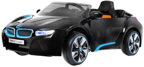HračkyZaDobréKačky Elektrické autíčko BMW i8 černé