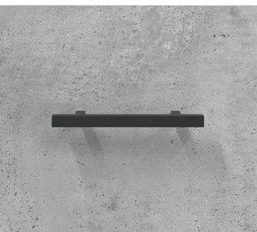 Skříň highboard betonově šedá 69,5x34x180 cm kompozitní dřevo,  3199765