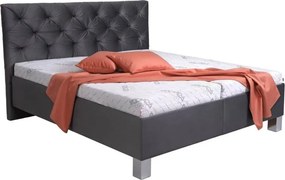 Pohoda Čalouněná postel JADRANKA s úložným prostorem a volně loženou matrací | Látka: Afro 22,Šířka matrace: 180 cm