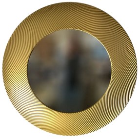 Amadeus Kulaté zrcadlo DIANA 90cm Zlatá barva