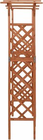 Pergola s brankou 116 x 40 x 204 cm masivní jedle 316389